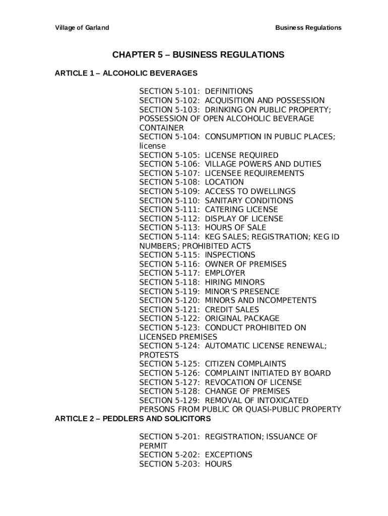 Open Containers of Alcohol in Motor Vehicles: Variables Doc Template | pdfFiller