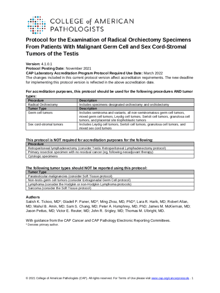 a basis for checklists. Cancer Committee, College of ... Doc Template ...