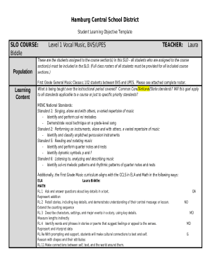 LAURA BIDDLE - HAMBURG CENTRAL SCHOOLS Doc Template | pdfFiller