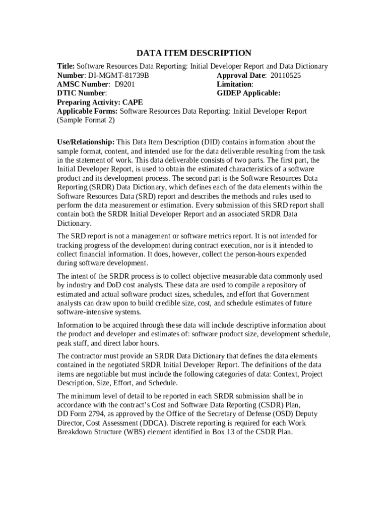 Exchange of Problem Data Using NASA Advisories and the ... Doc Template | pdfFiller