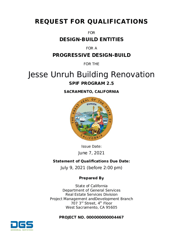 SAMPLE Jesse Unruh Building Renovation Doc Template | pdfFiller