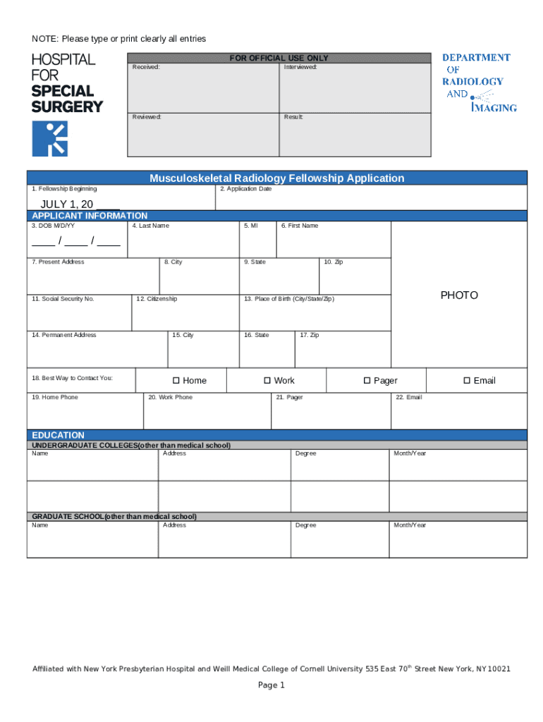 Musculoskeletal Imaging Fellowship - Yale School of Medicine Doc ...
