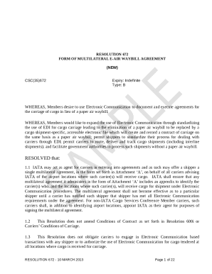 Passenger Services Conference Resolution Manual Doc Template | pdfFiller