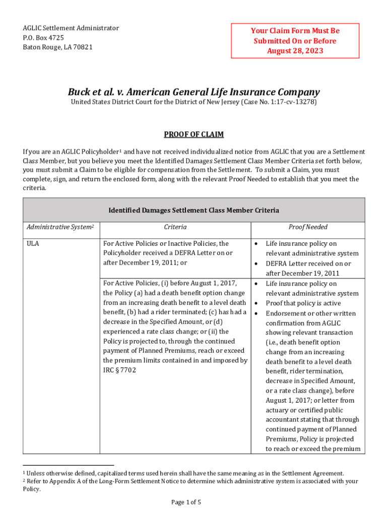 Fillable Online AIG Claims, Inc.* DIRECT DEPOSIT AUTHORIZATION FORM Fax ...