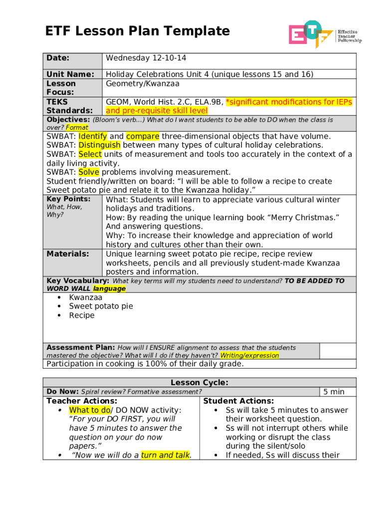 IEP Goals & Accommodations - Texas Education Agency Doc Template ...