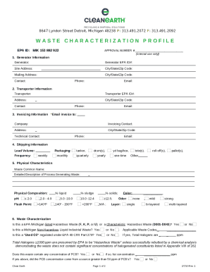 Detroit, Michigan Hazardous Waste Management - Clean Earth Doc Template ...
