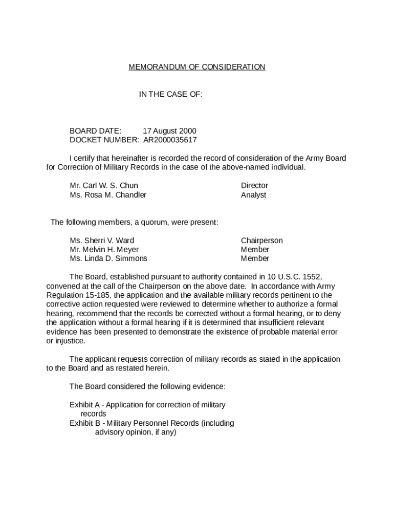 Letters of Reprimand and General Officer Memorandums of ... - boards ...