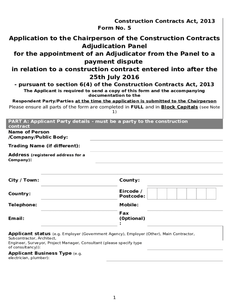 application for the chairman Doc Template | pdfFiller