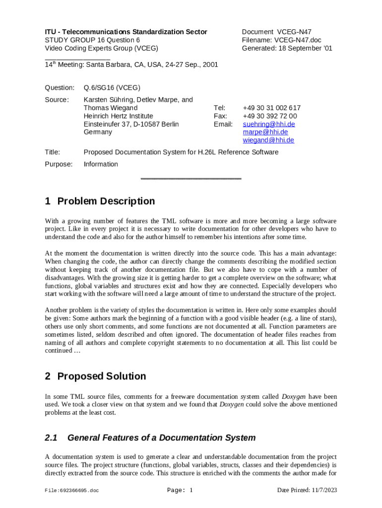 VCEG-O24.doc Doc Template | pdfFiller