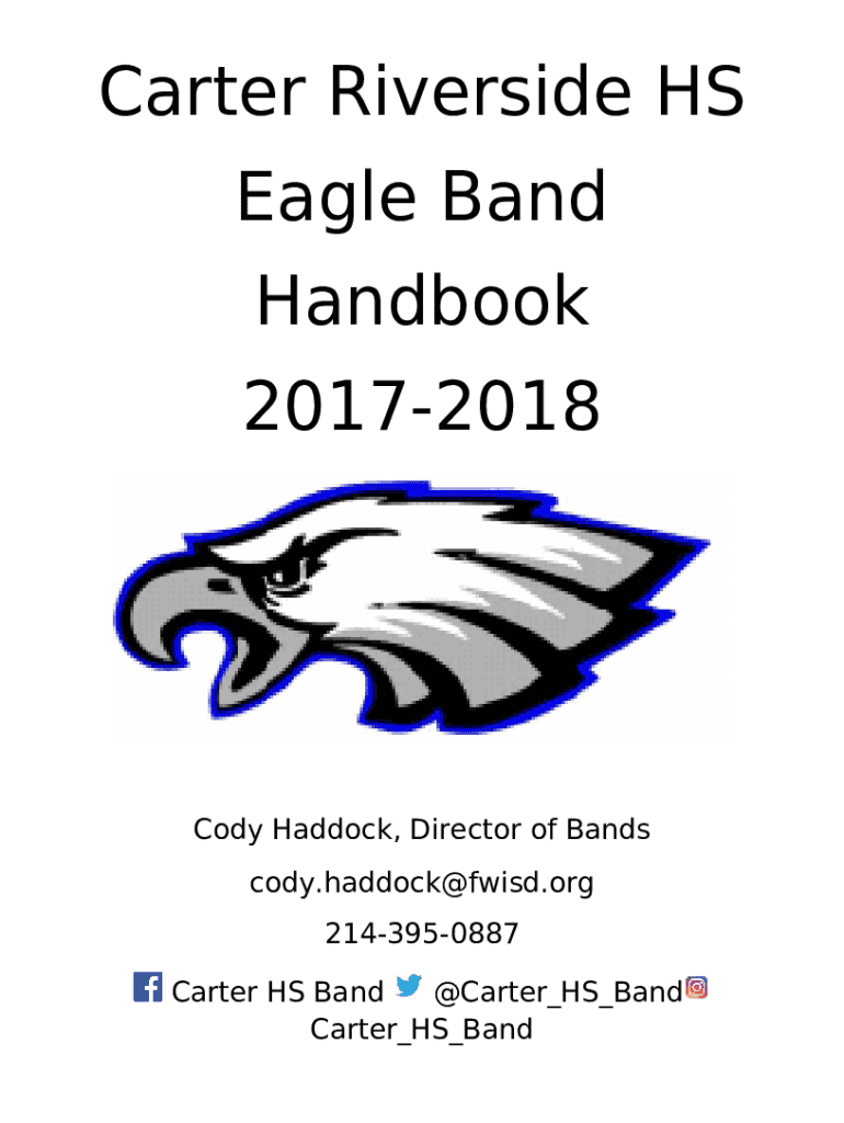 Carter Riverside HS Band - Home Doc Template | pdfFiller