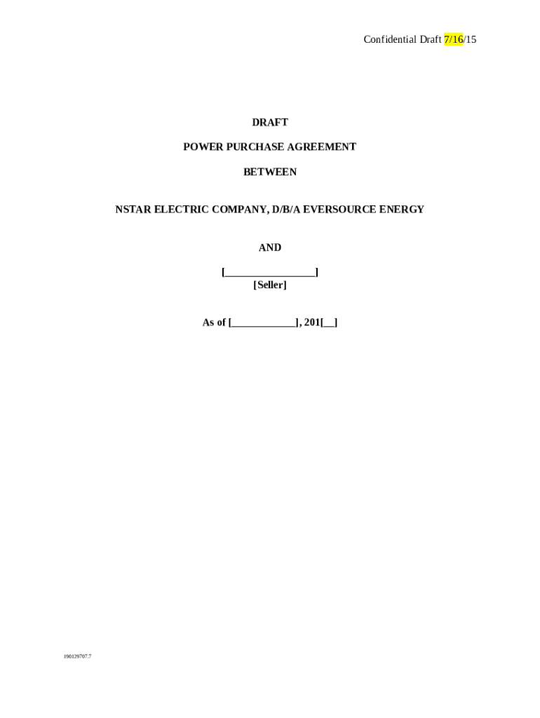 NSTAR ELECTRIC COMPANY M.D.P.U. No. 3C d/b/a ... Doc Template | pdfFiller