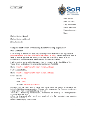 Strike Preparation Checklist for Reps Doc Template | pdfFiller