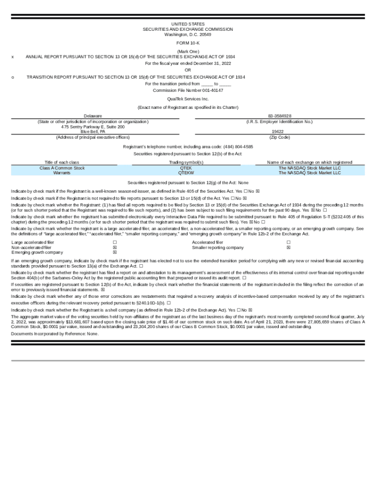 QualTek Services Inc. ( - cloudfront.net Doc Template | pdfFiller