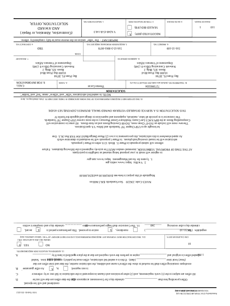 VA248-15-R-1413-001.docx - VA Vendor Portal Doc Template | pdfFiller