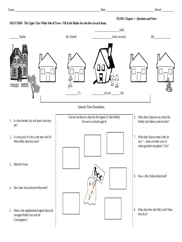 Maycomb County in To Kill A Mockingbird by Harper Lee Doc Template ...