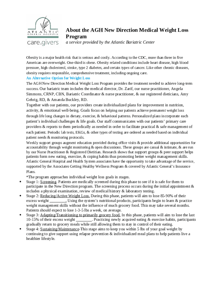 New Direction(R) Low Calorie Diet Plan Doc Template | pdfFiller