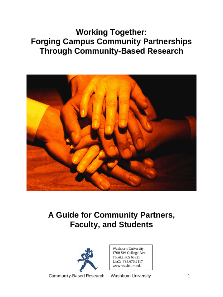 TABLE OF SAMPLE COMMUNITY BASED RESEARCH PROJECTS Doc Template | pdfFiller