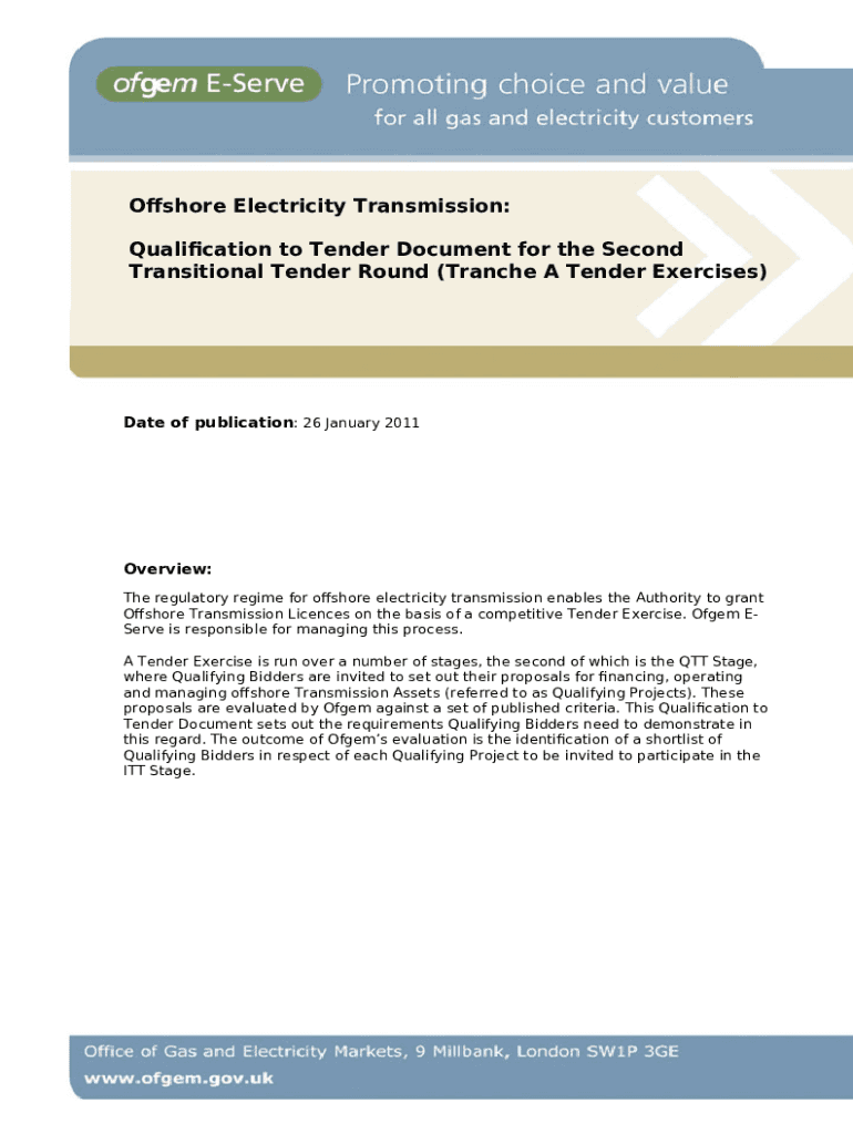 Offshore Electricity Transmission. The regulatory regime for offshore ...