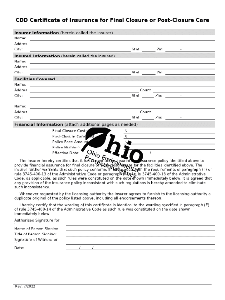 What is a certificate of insurance? - healthinsurance.org - epa ohio ...