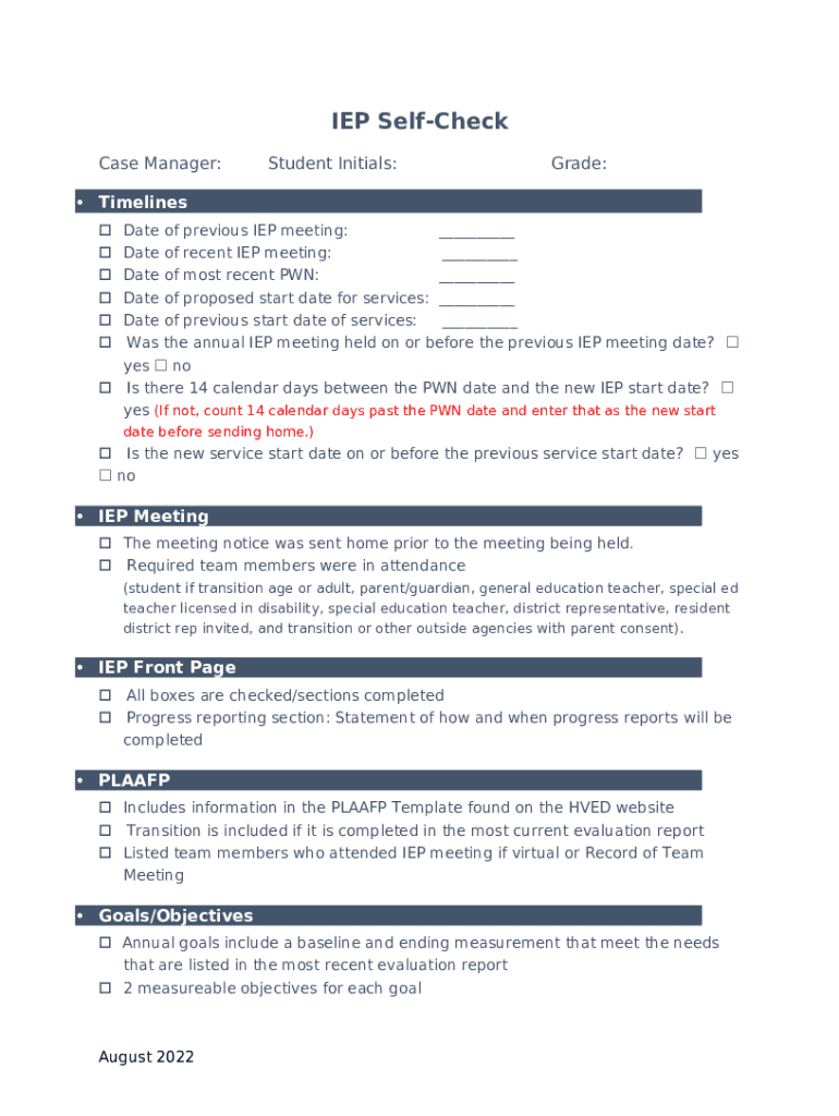Special Education & Due Process Guidelines Doc Template | pdfFiller