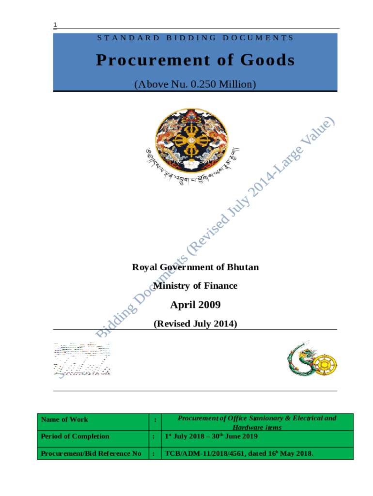 Circular on issue of Standard Bidding Document for ... Doc Template ...