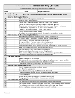 Sample-Building-Safety-Checklist. ... Doc Template | pdfFiller