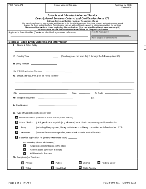 Schools and Libraries Universal Service Support ... Doc Template ...