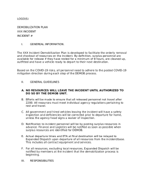 Incident Command System Public Ination Officer - PIO Doc Template ...