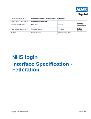 NHS e-Referral Service Architecture Vision Doc Template | pdfFiller