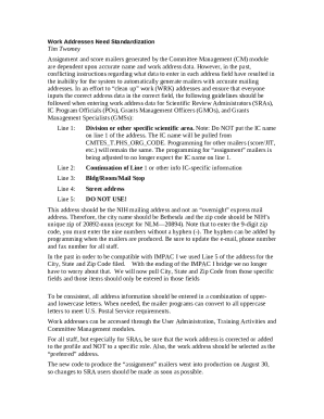 WRK Addresses in CM- text from Tim Twomey Doc Template | pdfFiller