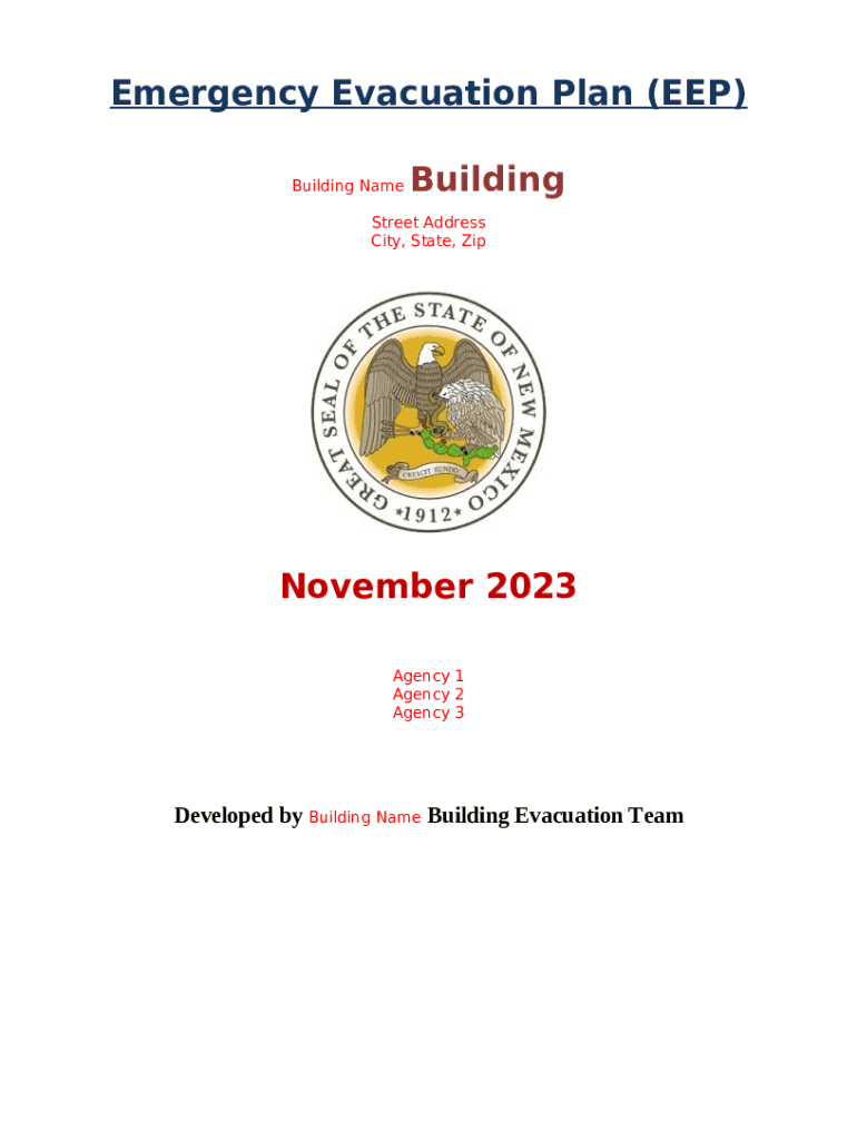 Fire Safety and Evacuation Plan (FSEP) Template - EHS Doc Template ...