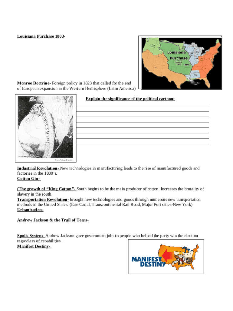 Roosevelt's Big Stick Foreign PolicyU.S. History Doc Template | pdfFiller