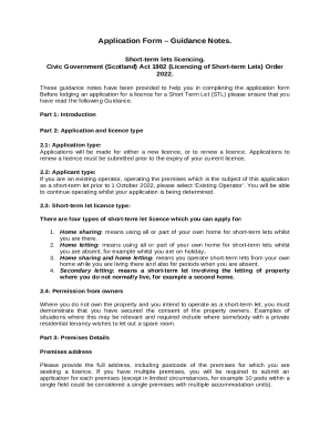 Application Guidance Notes. Doc Template | pdfFiller