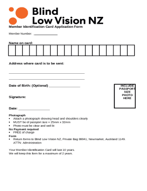 ATTORNEY PHOTO ID CARD APPLICATION Doc Template | pdfFiller