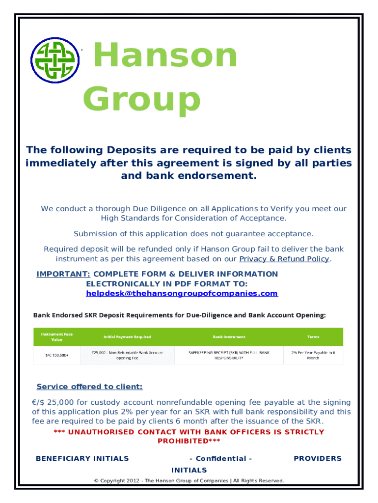 Application & Agreement for SKR Doc Template | pdfFiller