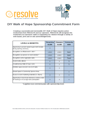 DIY-Walk-sample-sponsorship-document-1.docx Doc Template | pdfFiller