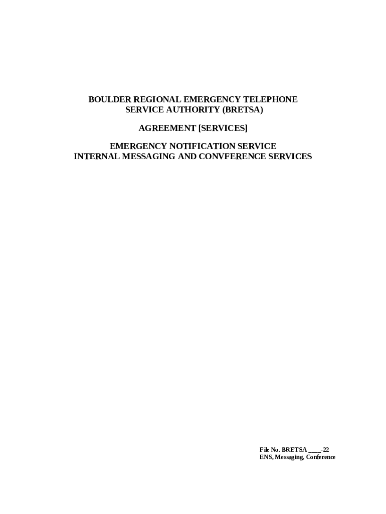 Boulder Regional Emergency Telephone Service Authority ... Doc Template ...