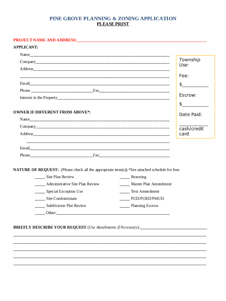 City of Sun Valley Variance Application Doc Template | pdfFiller