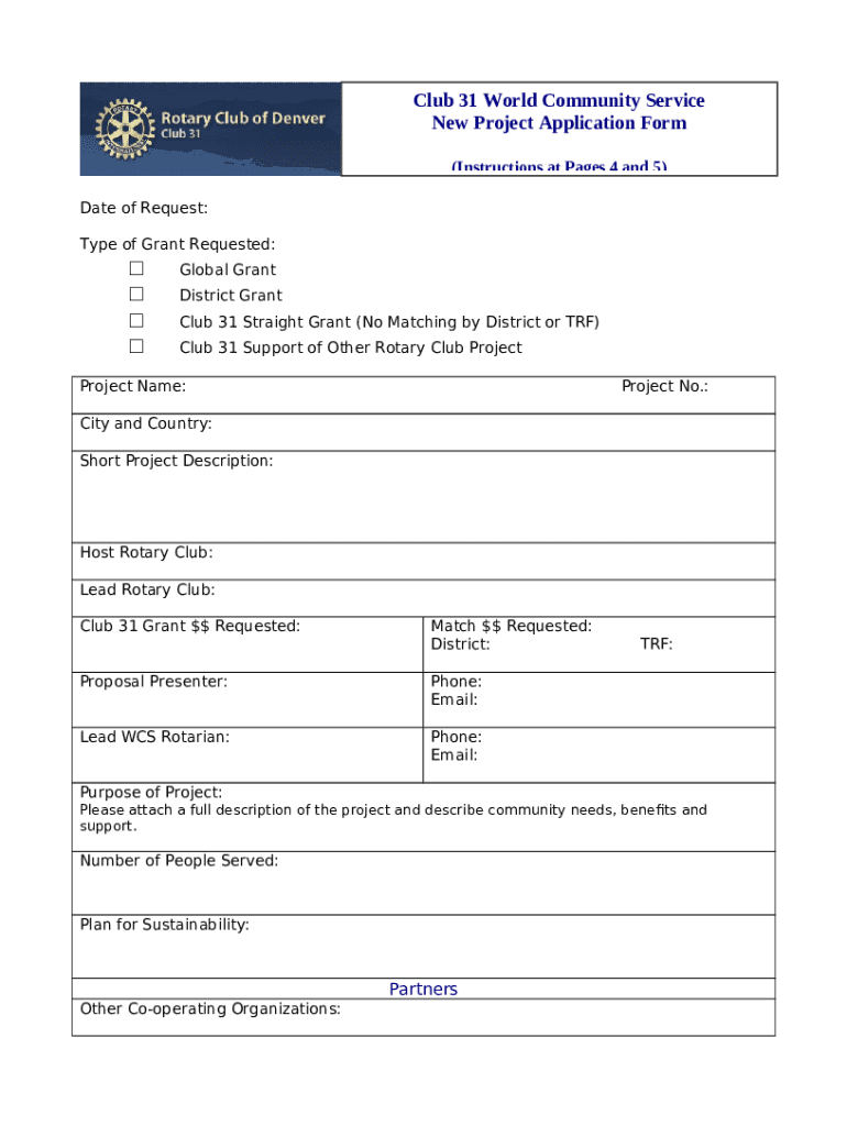 TRF: Grants Doc Template | pdfFiller