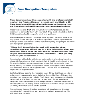 Hiring a Medical Receptionist: Job Description Template Doc Template ...