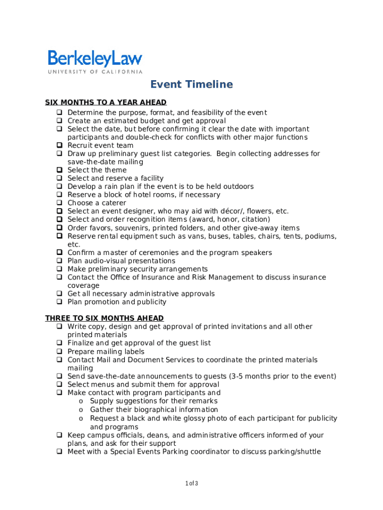 How to Create a Long-Term Event Planning Timeline Doc Template | pdfFiller
