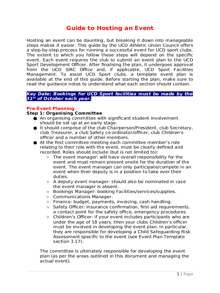 7 Essential Steps for Planning a Sports Event Fundraiser Doc Template ...