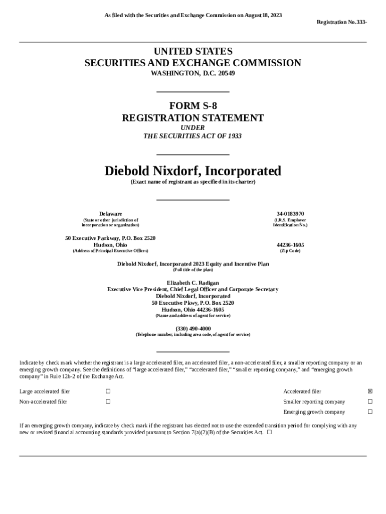 Initial Registration Statement for Employee Benefit Plan - S-8 Doc ...