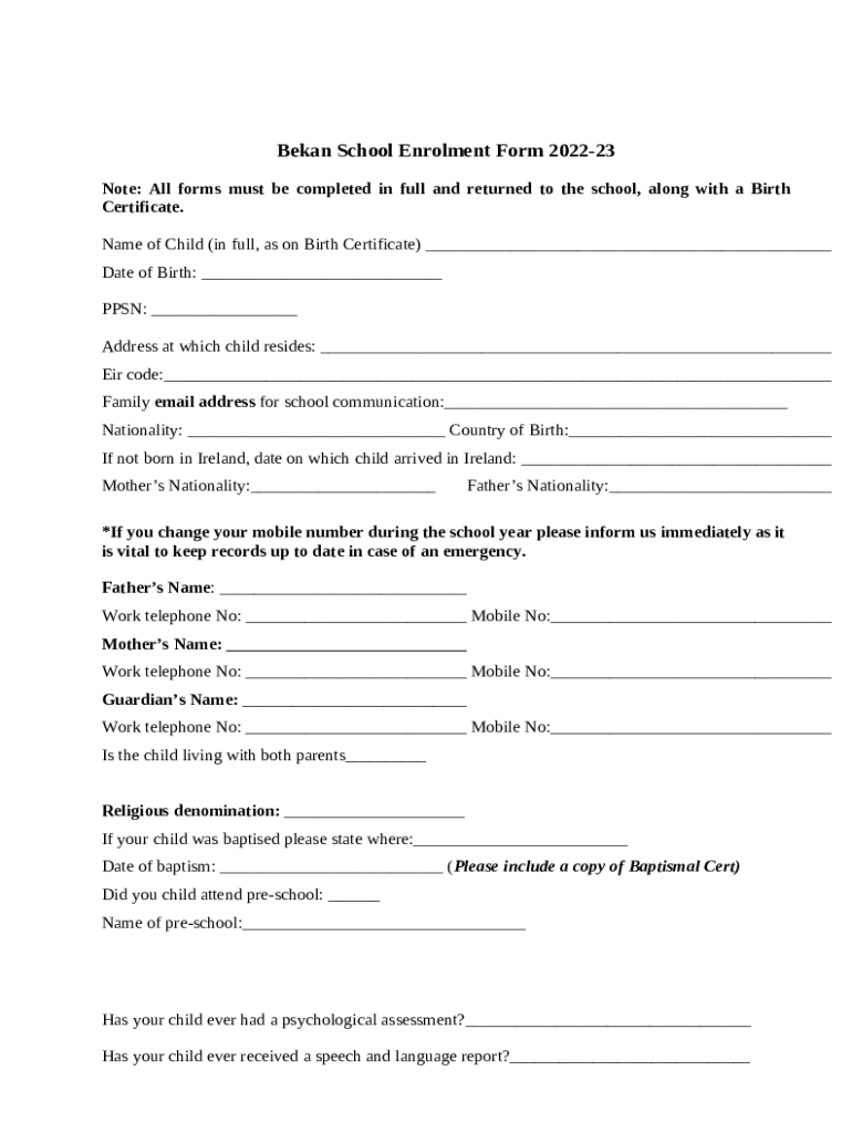 Name of Child (in full, as on Birth Certificate) Doc Template | pdfFiller