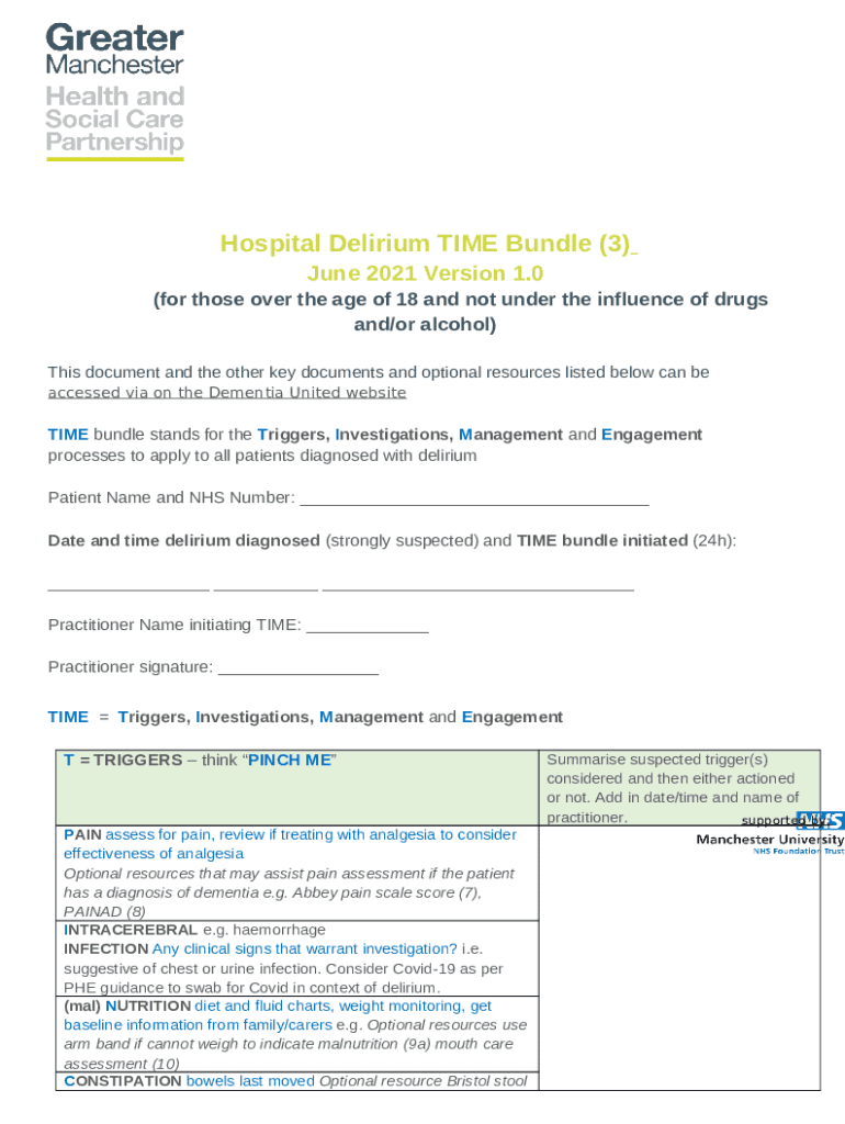 Delirium and long term cognition in critically ill patients Doc ...