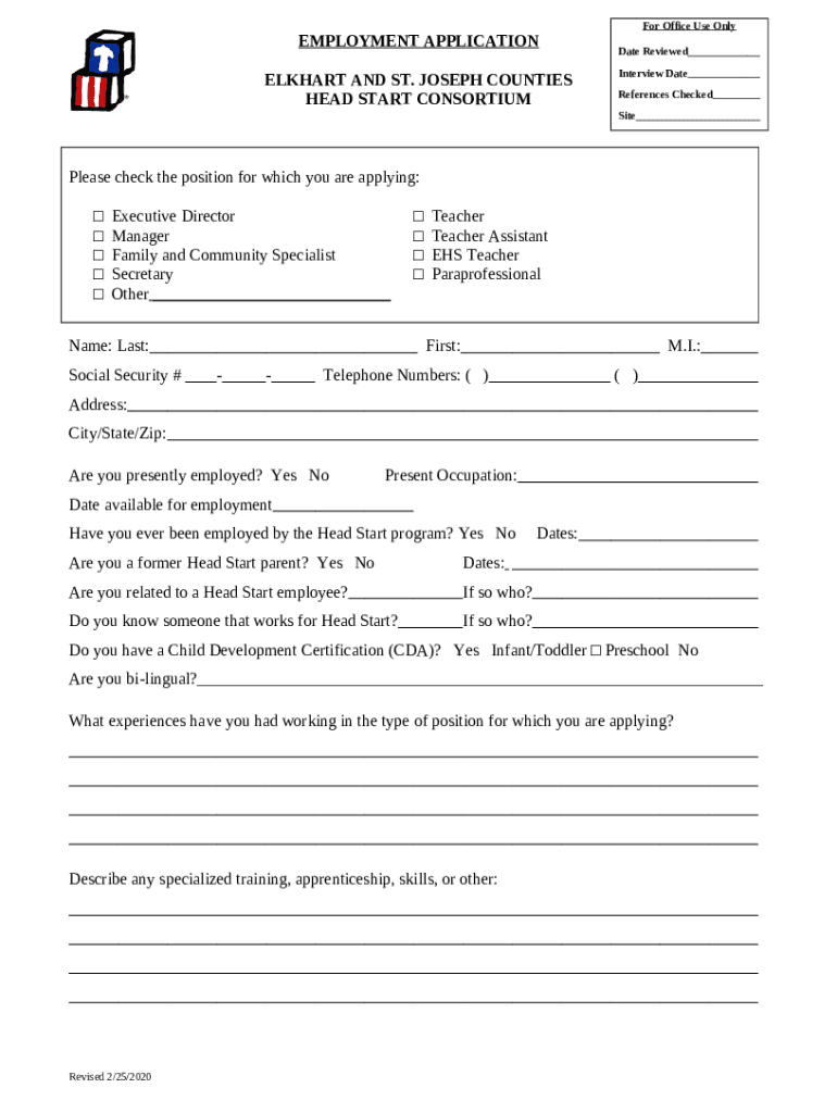 Recruitment - Child Development Specialist/Asst. Director Doc Template | pdfFiller