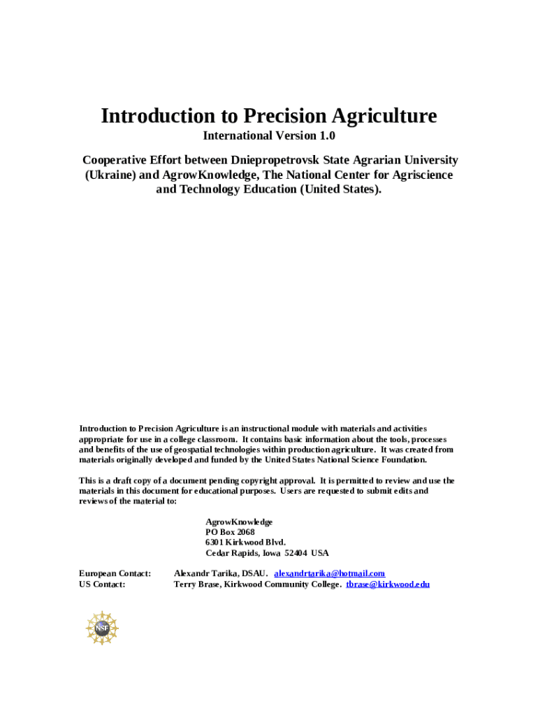 Precision agriculture and the future of farming in Europe Doc Template ...