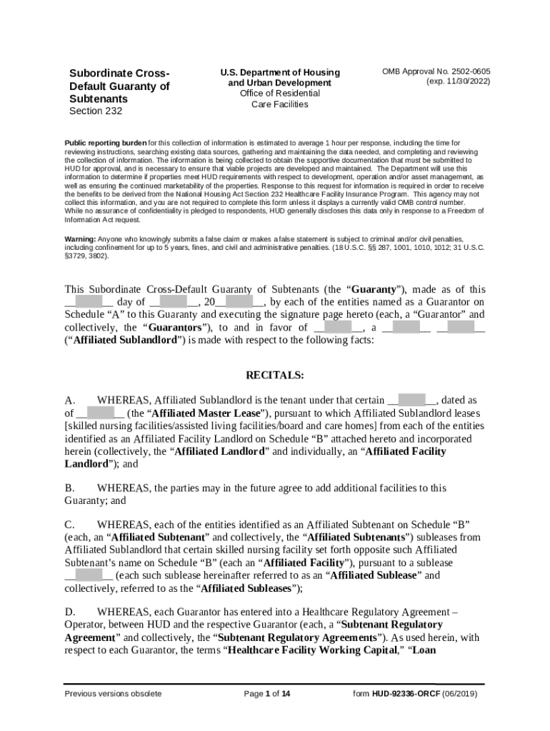 This is a draft document with Table of Contents, use a ... - HUD Doc ...