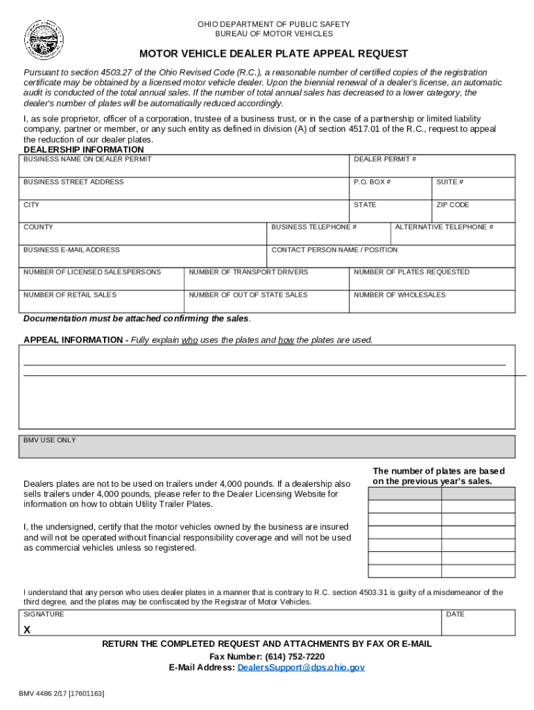 Online publicsafety ohio MOTOR VEHICLE DEALER ... Doc Template | pdfFiller