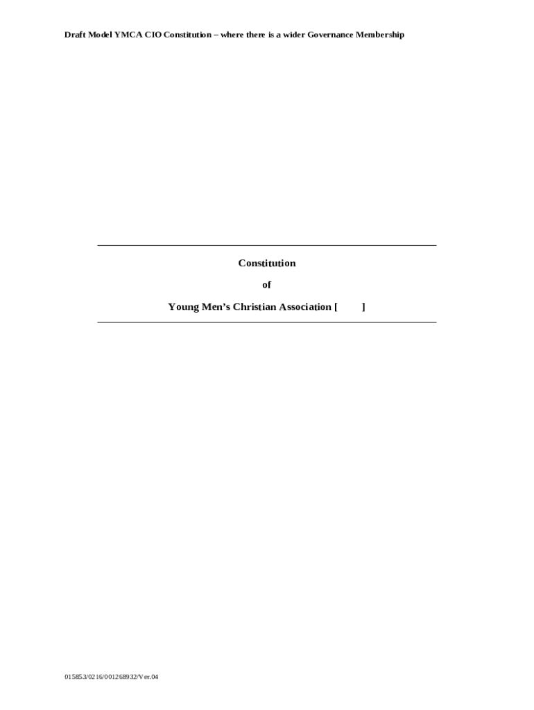 appendix ii constitution of the young men's christian ... Doc Template | pdfFiller